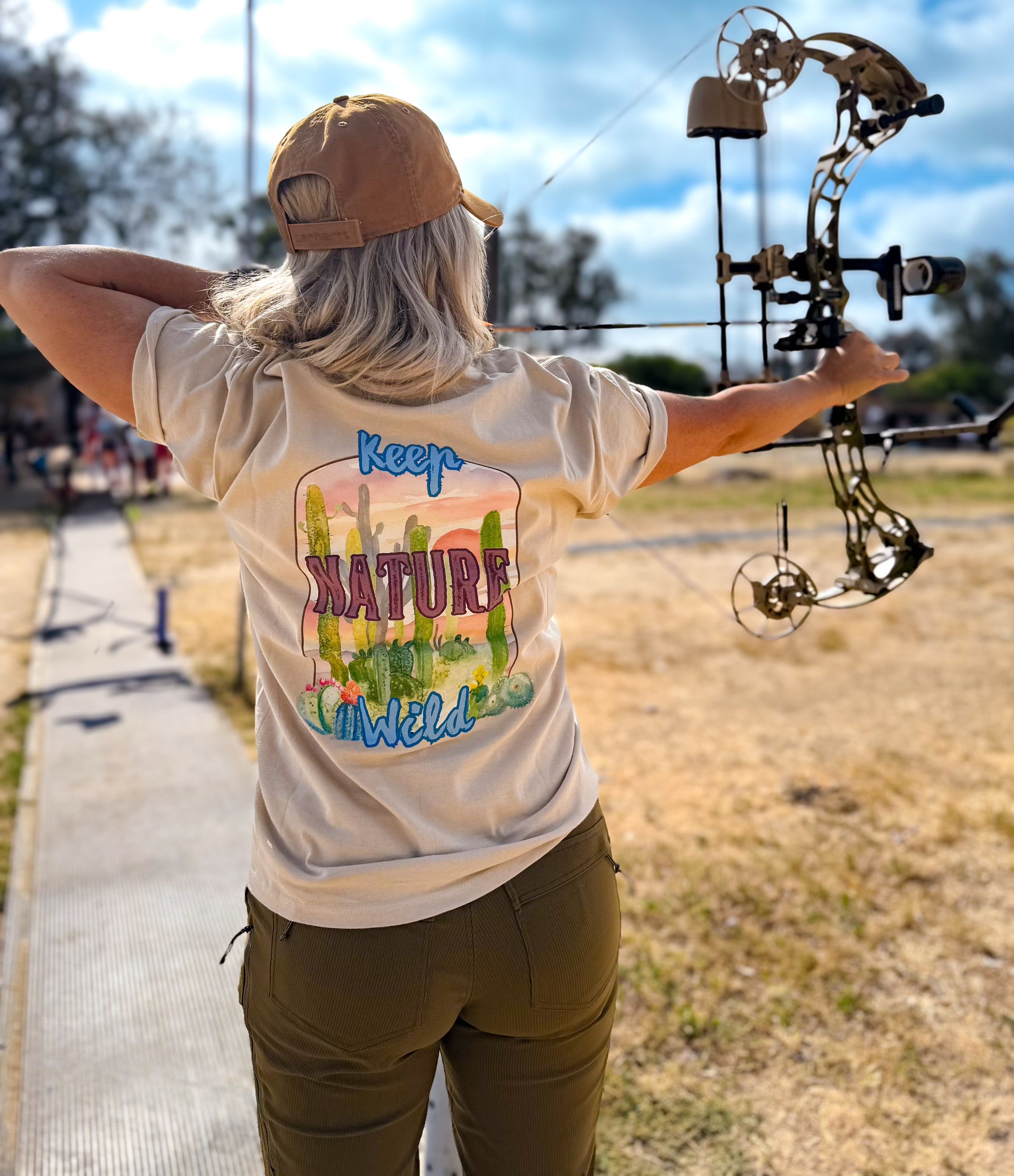 Short Sleeve Nature Tee - Tan – Bow Disciples