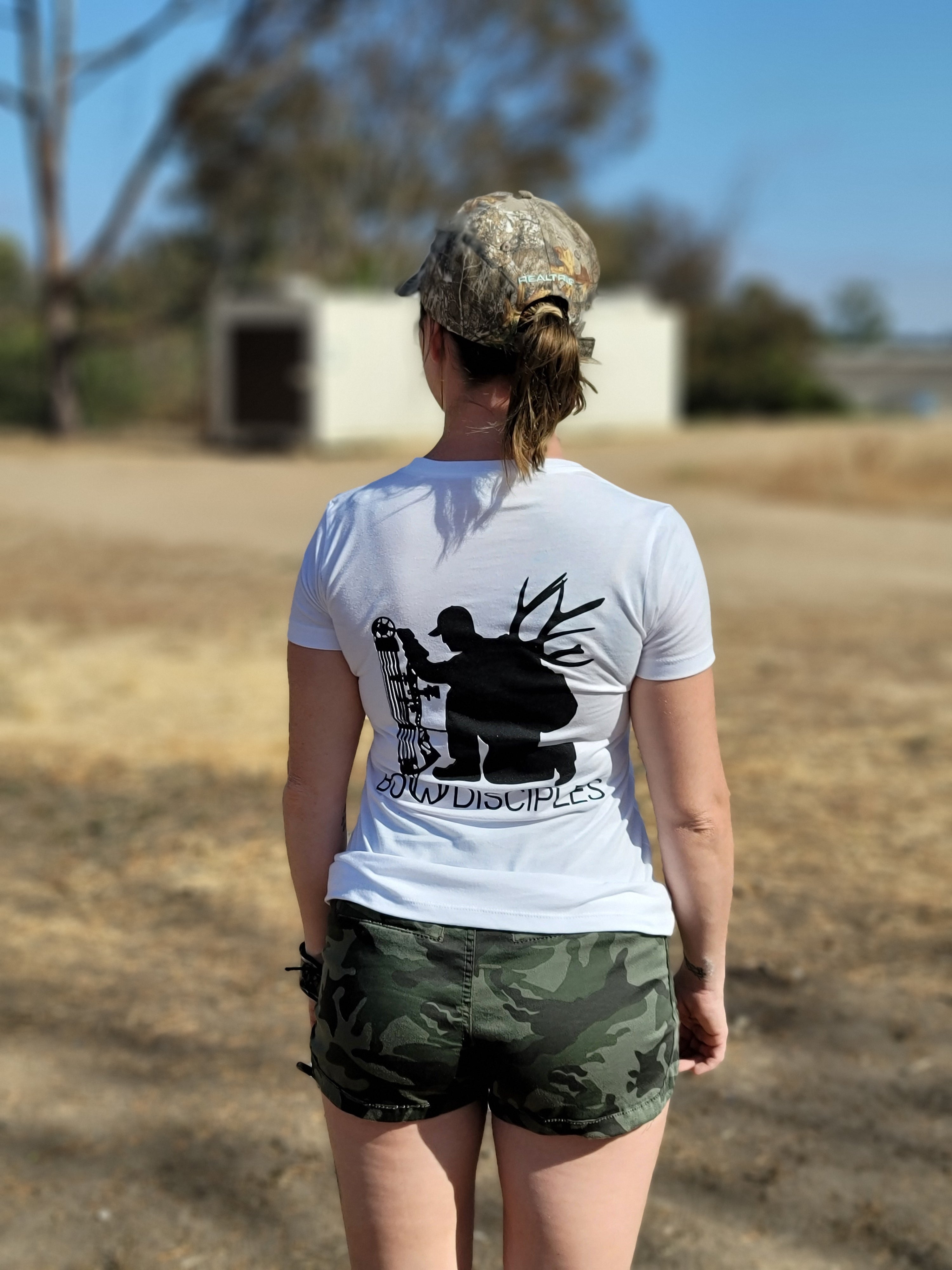 White - Houdini Ladies Tee – Bow Disciples